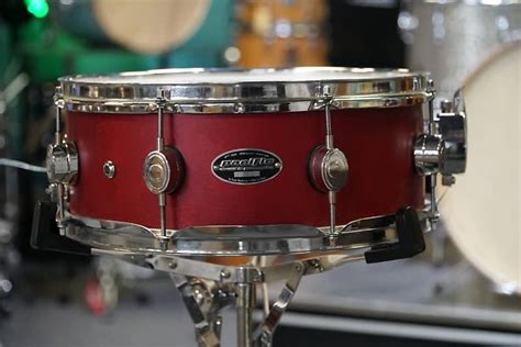 Pdp Fs Series 5 5 X 14 Snare Drum In Birch Red Satin Reverb