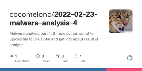 Github Cocomelonc2022 02 23 Malware Analysis 4 Malware Analysis Part 4 Simple Python Script