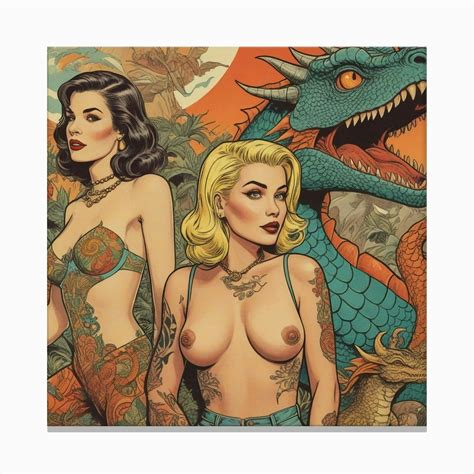 Sex And The Dragon Canvas Print By 69 Xart Designs Fy Sex And The Dragon Canvas Print By 69 Xart Designs Fy