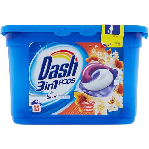 Detersivo Lavatrice Pods 3in1 Ambra 15 Lavaggi Dash 396 G Coop Shop