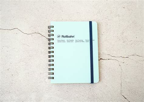 Rollbahn Notebook Sky Blue Desk Gems