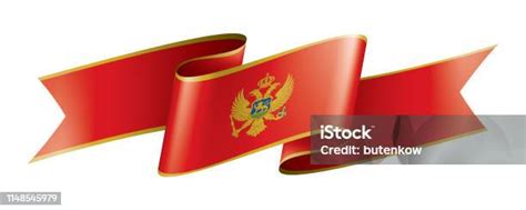 몬테네그로 국기 흰색 바탕에 벡터 일러스트 레이 션 국가 관광명소에 대한 스톡 벡터 아트 및 기타 이미지 국가 관광명소 국기 기 Istock
