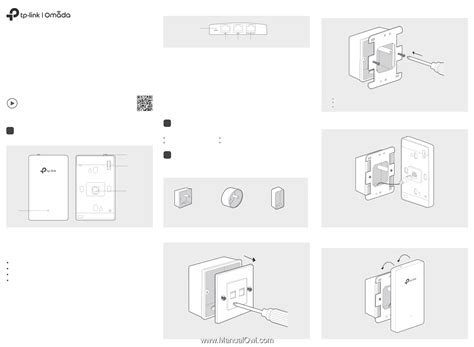 TP Link EAP Wall EAP WallUS V Installation Guide