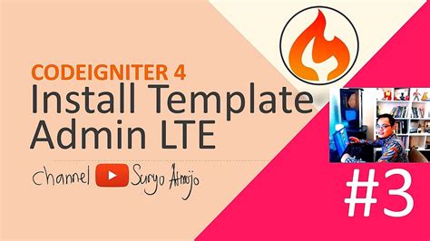 3 Tutorial Codeigniter 4 Menggabungkan Template Adminlte Dengan Codeigniter 4 Youtube