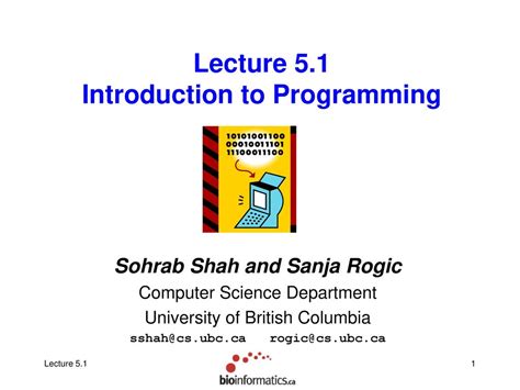 Lecture 51 Introduction To Programming Ppt Download
