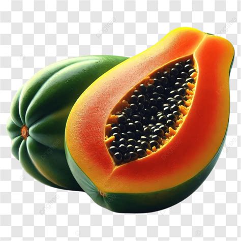 신선하고 육즙이 많은 파파야와 씨앗 파파야 과일 씨앗 Png 일러스트 및 이미지 에 대한 무료 다운로드 Pngtree