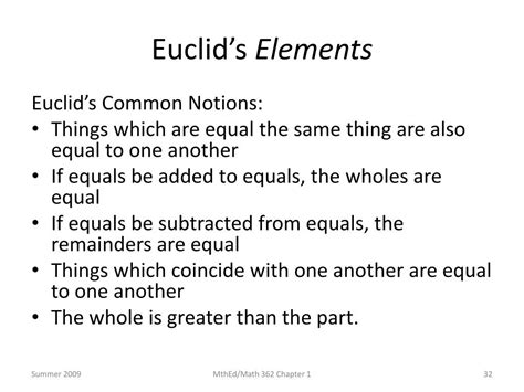 ppt chapter 1 euclid s elements powerpoint presentation free