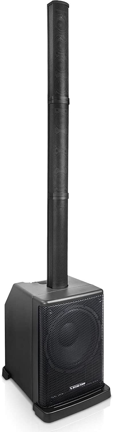 Portable Line Array Column PA DJ System With Powered Subwoofer TWS Bluetooth DSP Carry