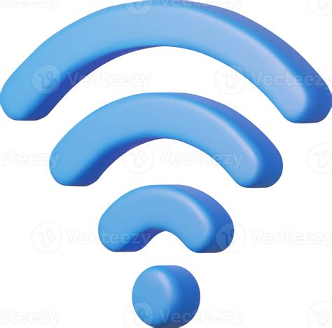 3d Wifi Signal 38941559 Png