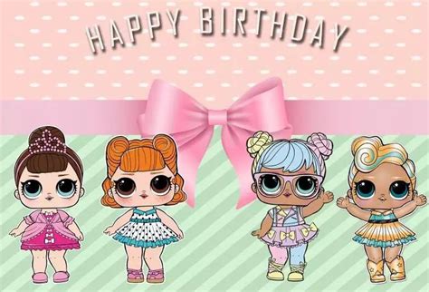 Lol Surprise Dolls Party Supplies Birthday Banner Backdrop Party