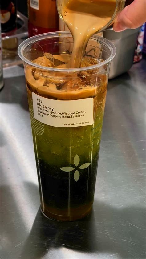 Gotcha嗑茶 This Is Probably The Most Creative Drink Ive Made Recently A Combination Of Mango