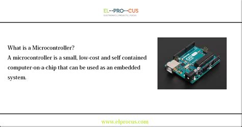 Elprocus What Is A Microcontroller A Microcontroller