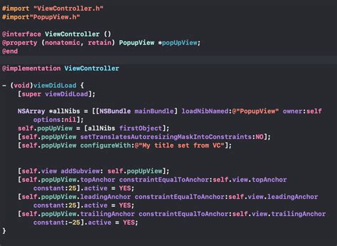 Ios How To Load A Custom XIB View Written In Swift Programatically In