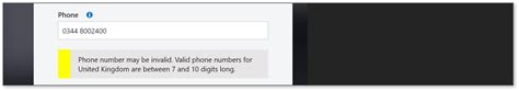 Why Am I Seeing An Error With A Valid Phone Number When Registering For An Account Microsoft Qanda