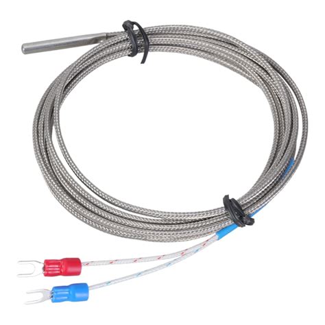 Yigsecu 12345m Braided Cable 30x4mm Thermocouple Probe 0 400