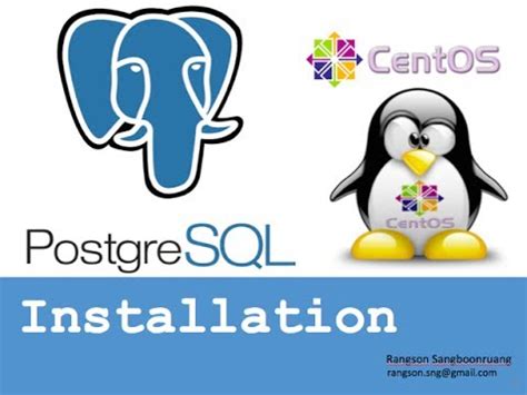 PostgreSQL Installation On CentOS YouTube