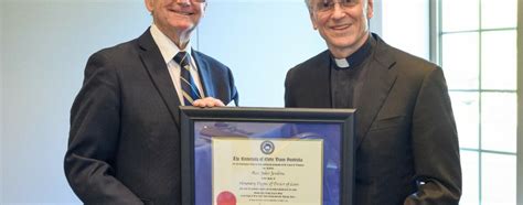 University Of Notre Dame Australia Confers Honorary Degree On Father Jenkins News Notre Dame