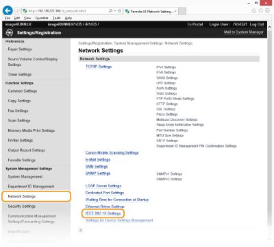 Configuring IEEE 802 1X Authentication