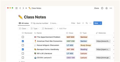 Assignment Tracker Template Notion Marketplace
