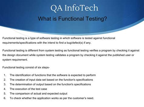 What Is Functional Testing Pdf