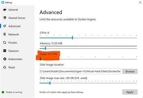 How Disable Docker Swap For Windows 10 Stack Overflow