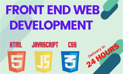 do your front end web development projects using html css javascript by waqas mahmood0 fiverr