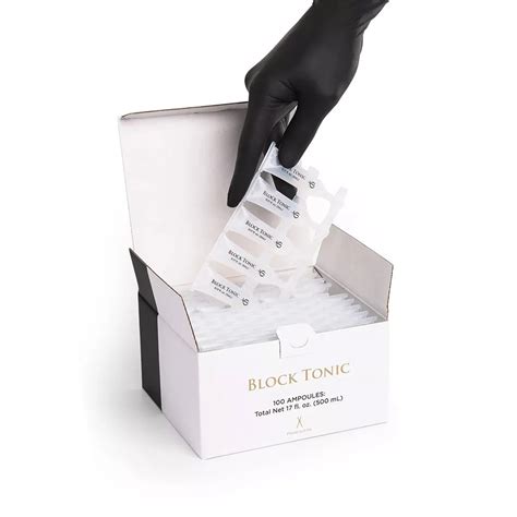 Phibrows Block Tonic Serum Ampoules 100 X 0 7 Fl Oz Pmuhub Shop
