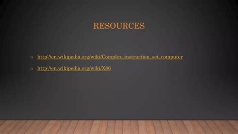 Complex Instruction Set Computer Ppt PPT