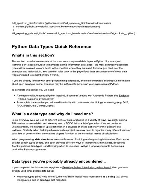 Python Datatype Pdf