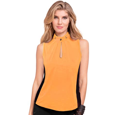 Jamie Sadock Key Hole Sleeveless Halter Top Pga Tour Superstore