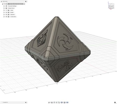 Tcg Dice From Genshin Impact By Render Beetle Download Free Stl Model