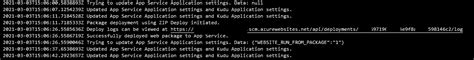 deployment azure function deployed from package updates not visible