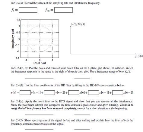 2 4 Notch Filter Removes Sinusoidal Interference The