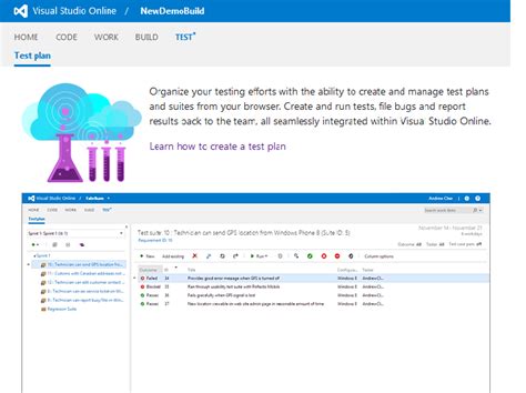 Azure Devops Create Test Plan In Visual Studio Online Stack Overflow