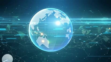 Exploring The Interconnected World Through Digital Networks And Technology Stock Footage Video