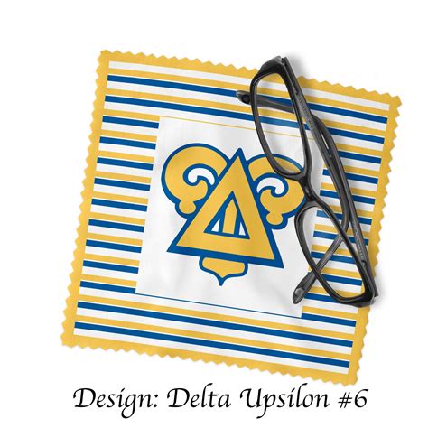 Delta Upsilon Eyeglass Cleaner And Microfiber Cleaning Cloth Etsy
