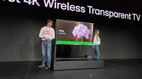 LG SIGNATURE OLED T primer OLED K transparente inalámbrico TechGames