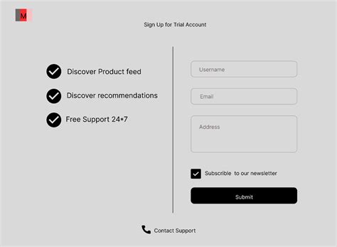 Registration Page Design Figma