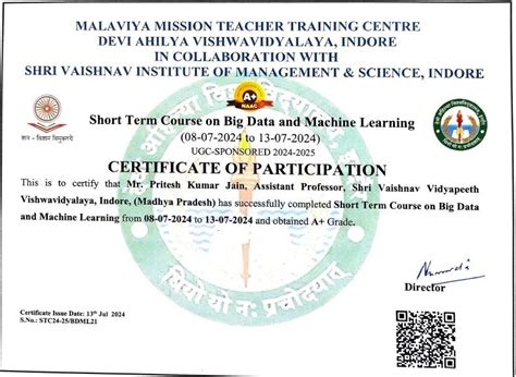 Pritesh Kumar Jain On Linkedin 🎓 Successfully Completed The Offline