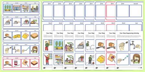 Workstation Pack Four Step Sequencing Activity Pack