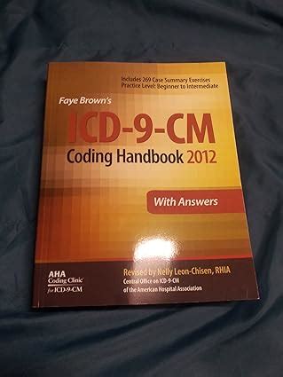 ICD 9 CM 2012 Coding Handbook With Answers 9781556483806 Medicine Health Science Books