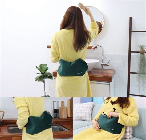 한양 충전식 온수 찜질기 전기 온열 복부 허리 찜질팩 전자행복몰