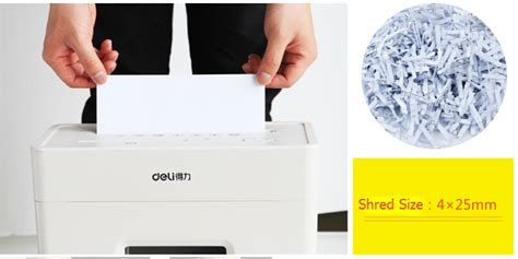 ქაღალდის გამანადგურებელი 5 ფურცელი70გრ მ2 4x25მმ Deli 10 ლიტრი · საკანცელარიო