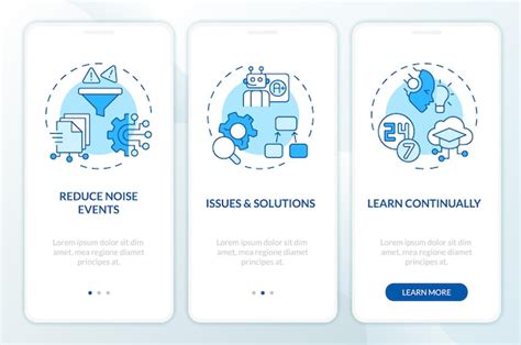 Premium Vector 2d Icons Representing Ai Ops Mobile App Screen Set
