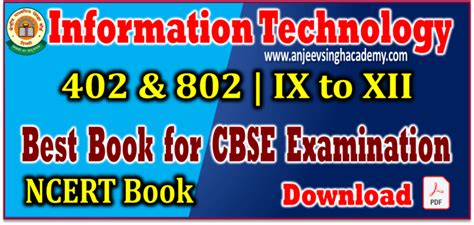 Artificial Intelligence Cbse Ncert Book Download Anjeev Singh Academy