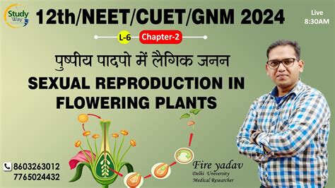 Sexual Reproduction In Flowering Plants Crash Course Chapter L Bihar Up Board