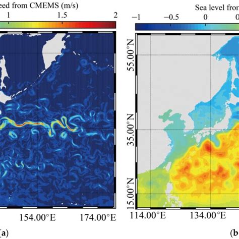 The Daily Average Copernicus Marine Environment Monitoring Service Download Scientific Diagram