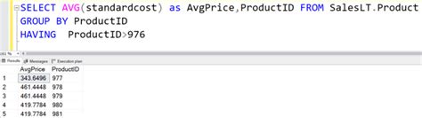 Exploring The Sql Where Statement