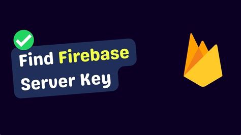 How To Get Firebase Server Key Youtube