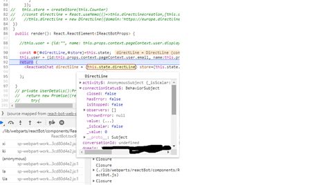 Facing Issue While Establishing A Connection With Web Chat 4 With SPFx
